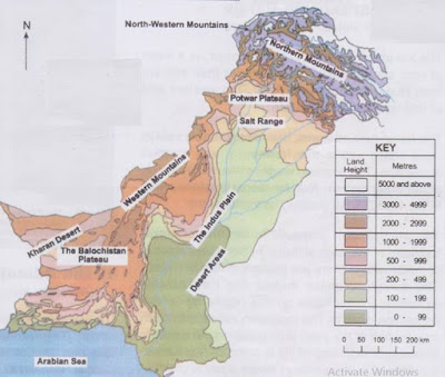 Introduction to Natural Topography of Pakitan ~ Pakistan Geography 2059 ...