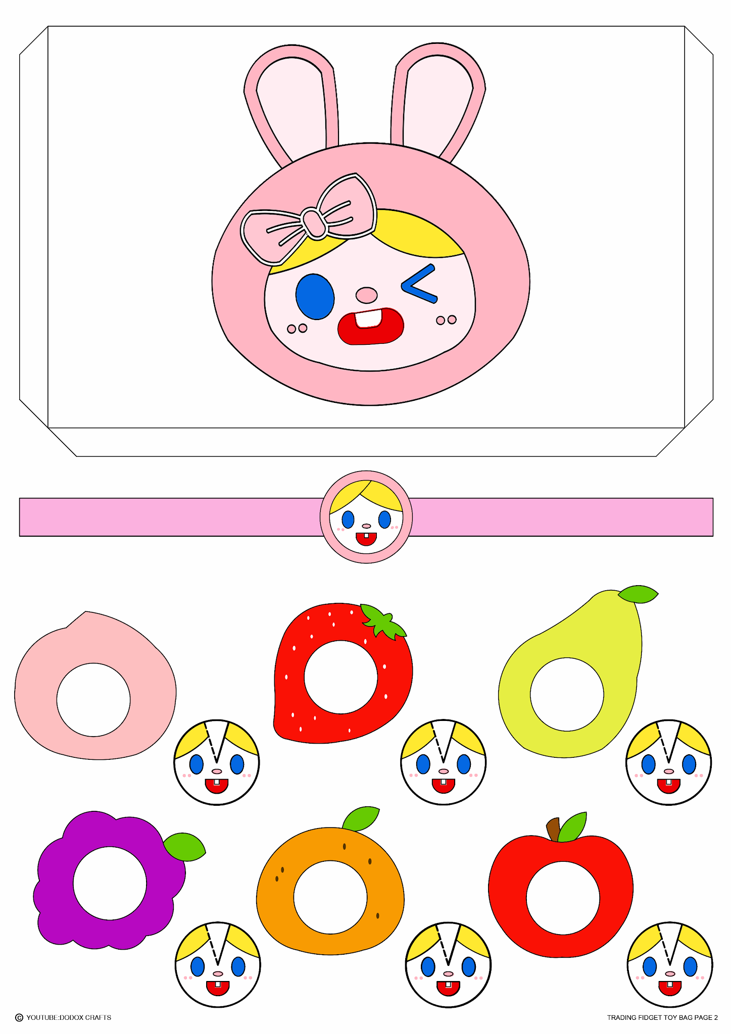 Dodoxcrafts: How to make fidget trading board / free printable