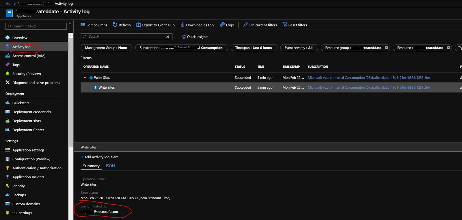 Welcome to Azure Functions and App Services Blog!: Azure Resources ...