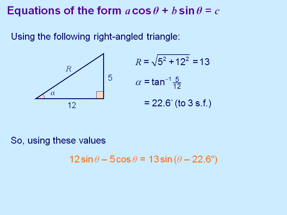 Math12: Chapter 4- Trigonometry