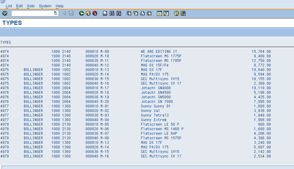 SAP TECH: Global Class : Types