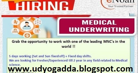 UDYOG ADDA: eNoah iSolutions India Pvt. Ltd Every Day Walk-In for Fresher & Experienced Pharmacy ...