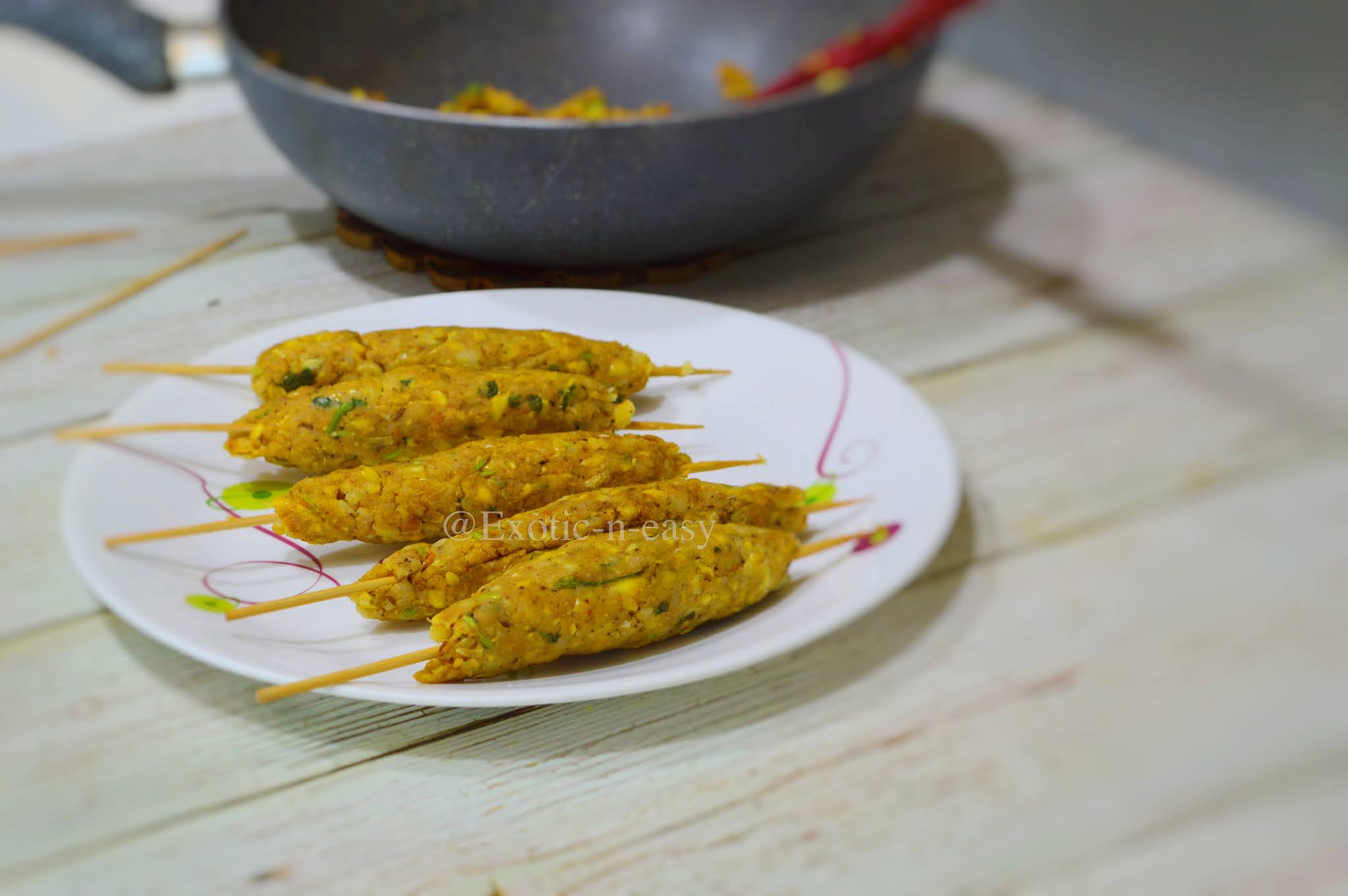 exotic-n-easy cooking: Corn Kebab Air Fried