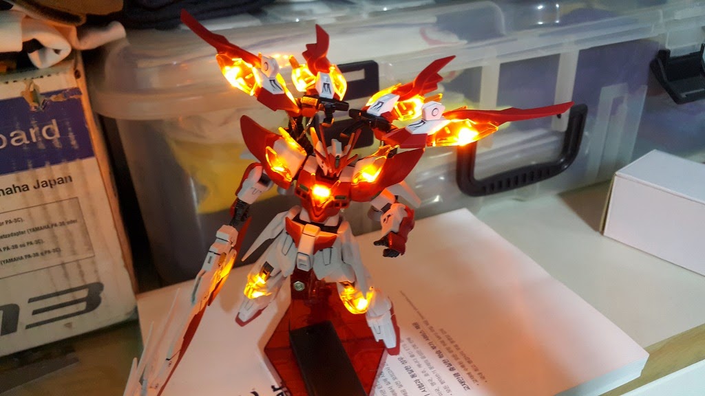 GUNDAM GUY: HGBF 1/144 Wing Gundam Zero Honoo + Honoo Part Set ...