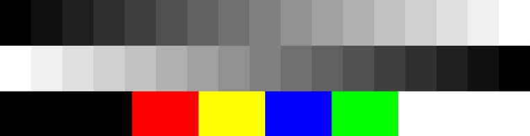 Printer Test Page Grayscale