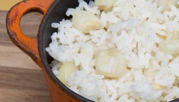 ARROZ BLANCO CON CHOCLO