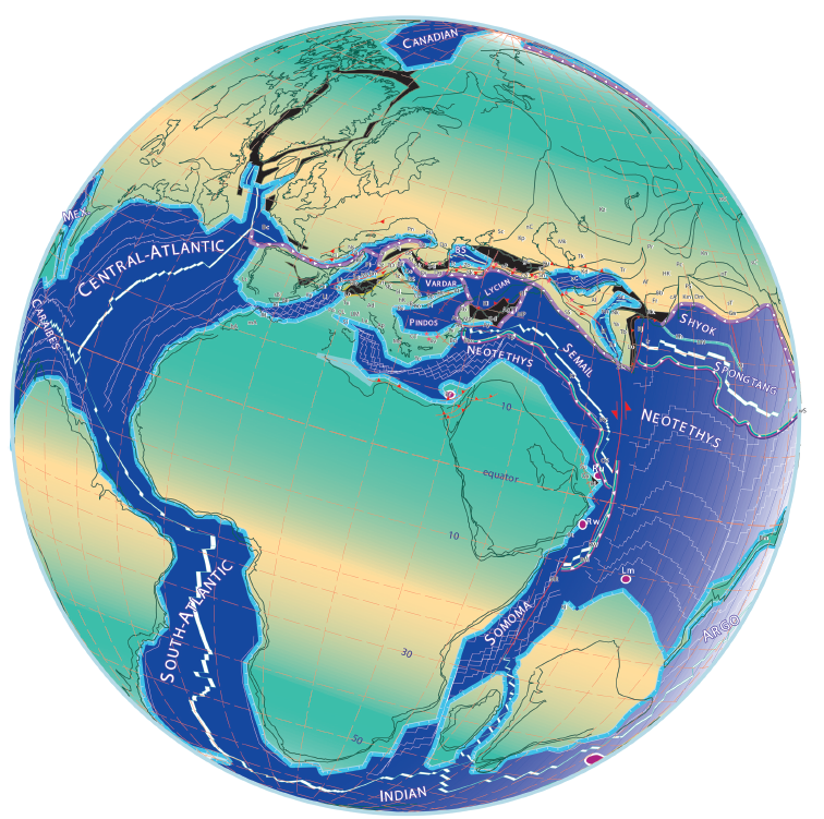 الجغرافيا : دراسات و أبحاث جغرافية: Subduction history of the Tethyan ...