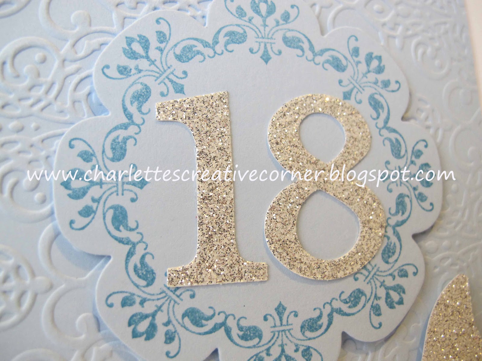 Charlette's Creative Corner: 18th birthday card