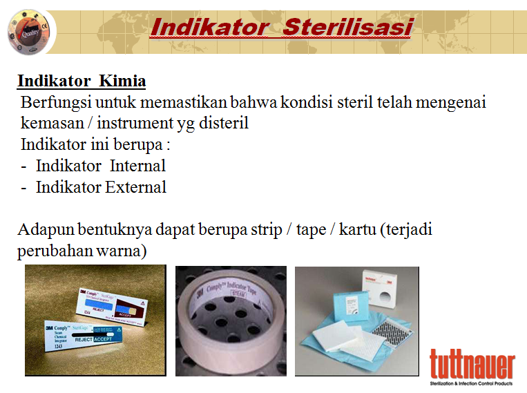 CSSD RSUD DR SOEDIRMAN KEBUMEN: INDIKATOR STERILISASI