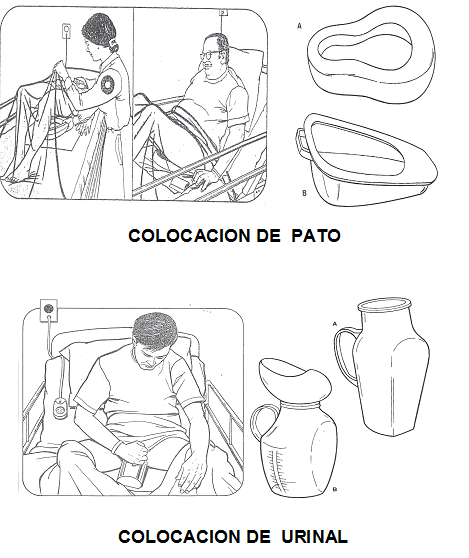FUNDAMENTOS DE ENFERMERIA: Ofrecimiento de Pato y Urinal