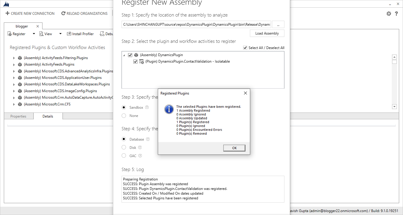 Plugins in Dynamics 365 : Part 3