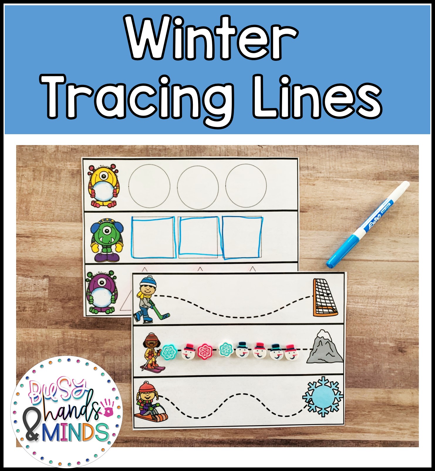 Winter Preschool Theme | Busy Hands and Minds