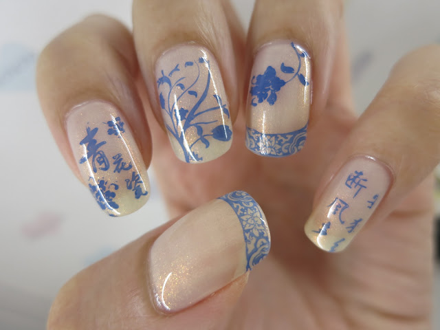Floral China Nail Art Image Plate QA7 - chichicho~
