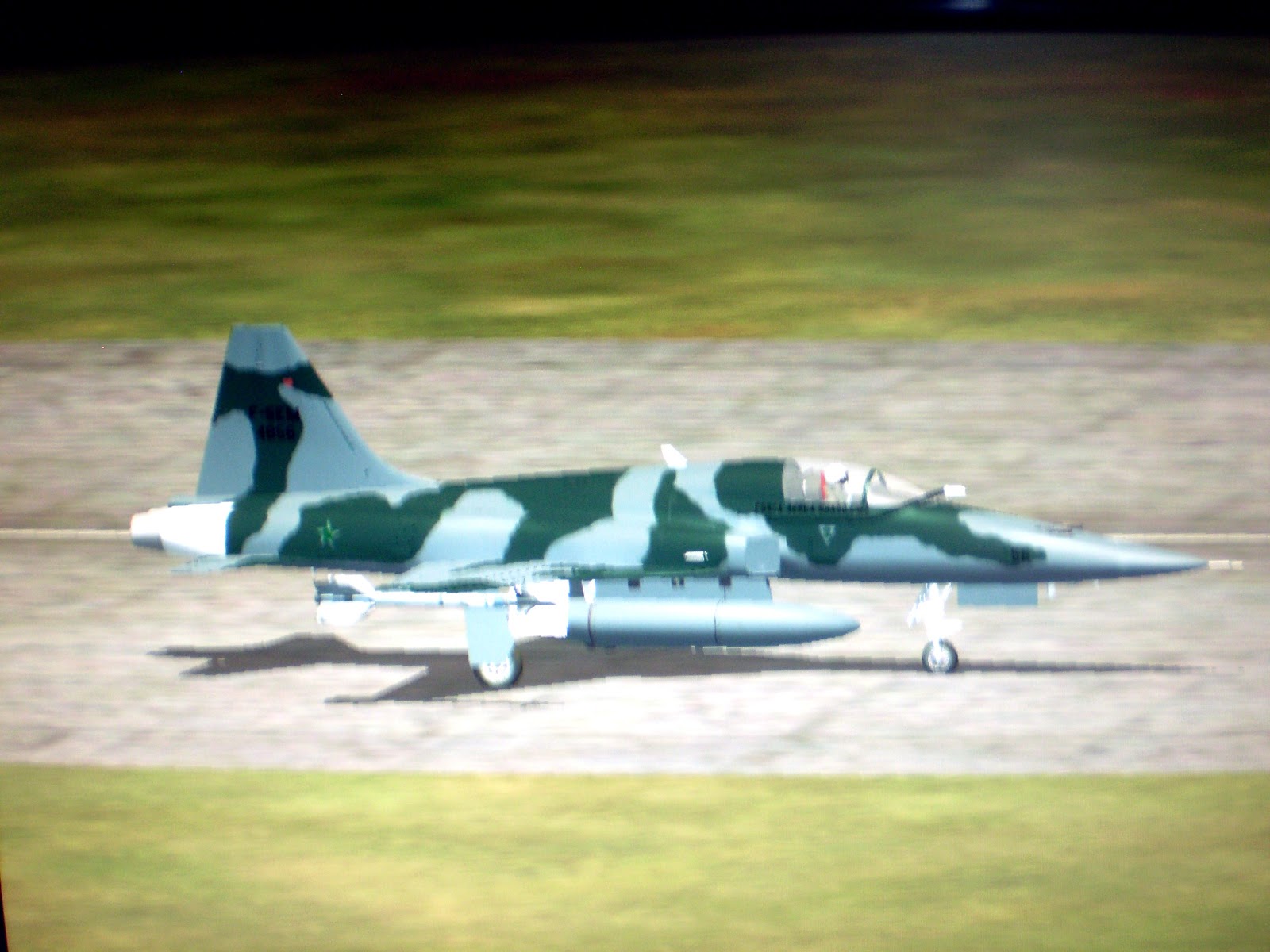 Top Gun FS: F-5EM FAB 4856 - Exclusivo com painel foto realístico ...