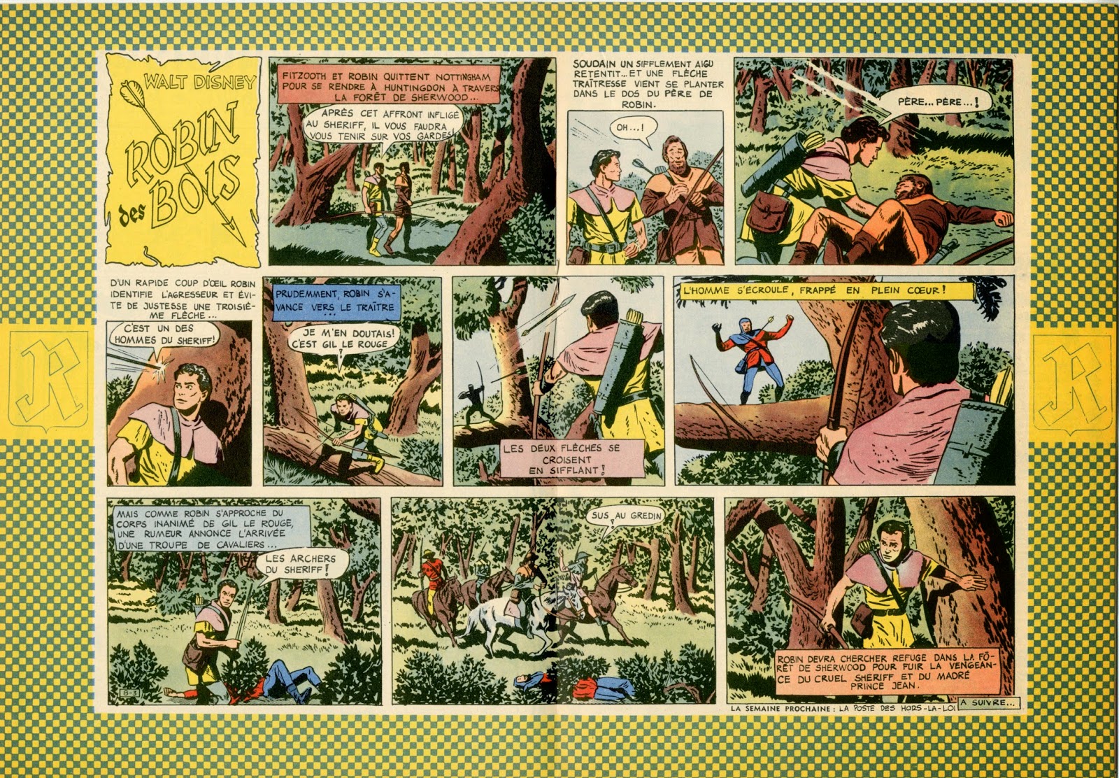 Walt Disney's Story Of Robin Hood: Disney's Robin Hood Comic Strip 2.
