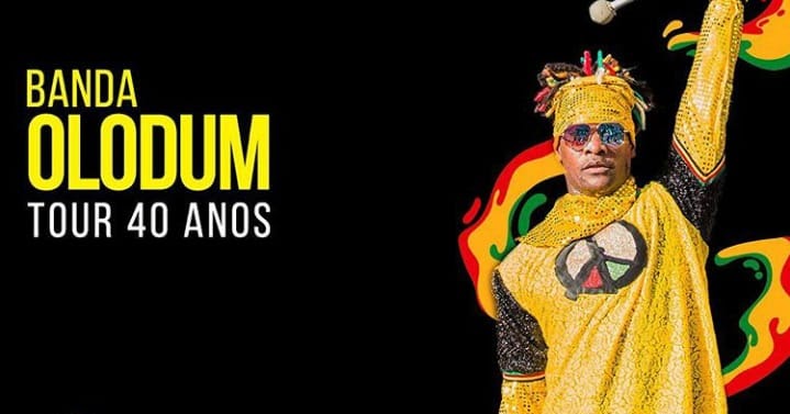 Banda Olodum Tour 40 anos no Cine Jóia em Novembro