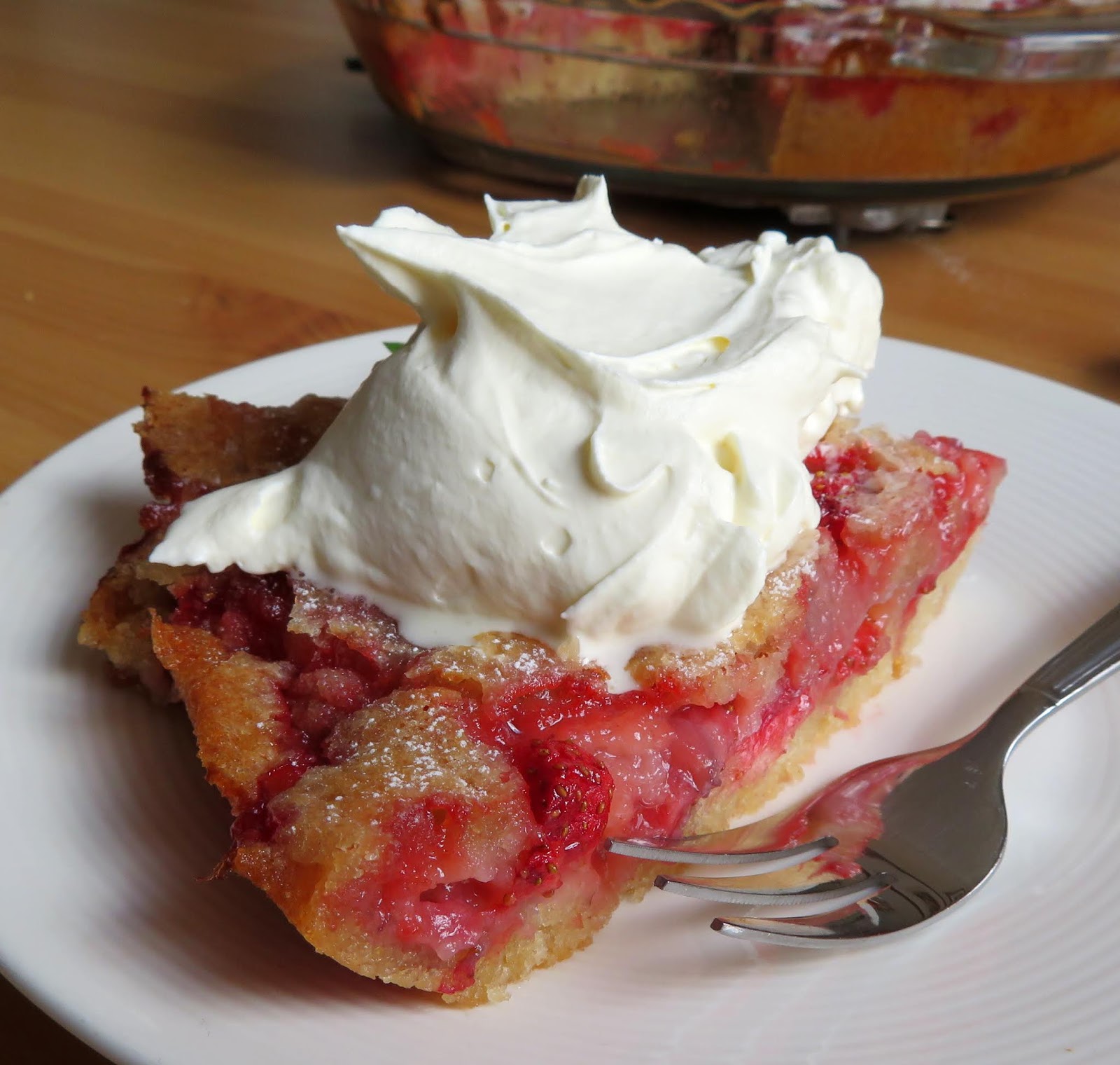 Strawberry Cake Pie - teng