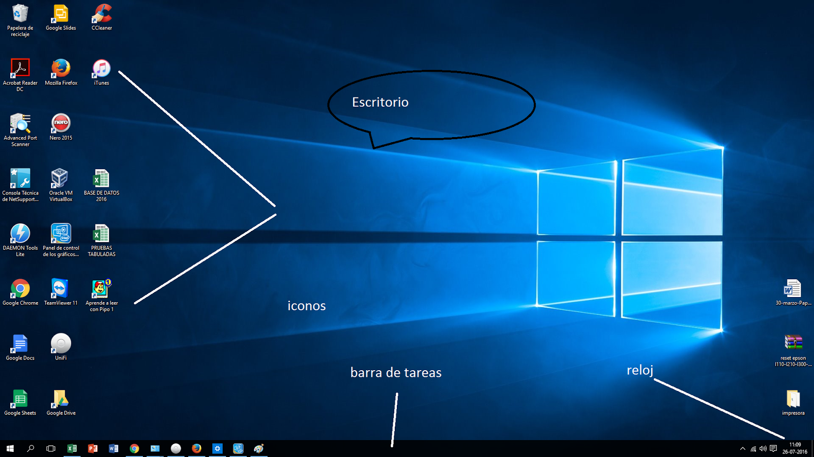 wort pad: Escritorio Windows