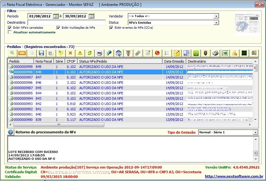 NeXT Software - Sistemas ERP e Nota Fiscal Eletrônica (NF-e / NFS-e ...