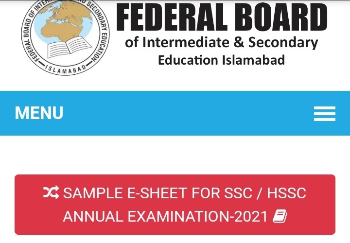 Download Fbise sample e sheets to practice board exam 2021 - fusionstories