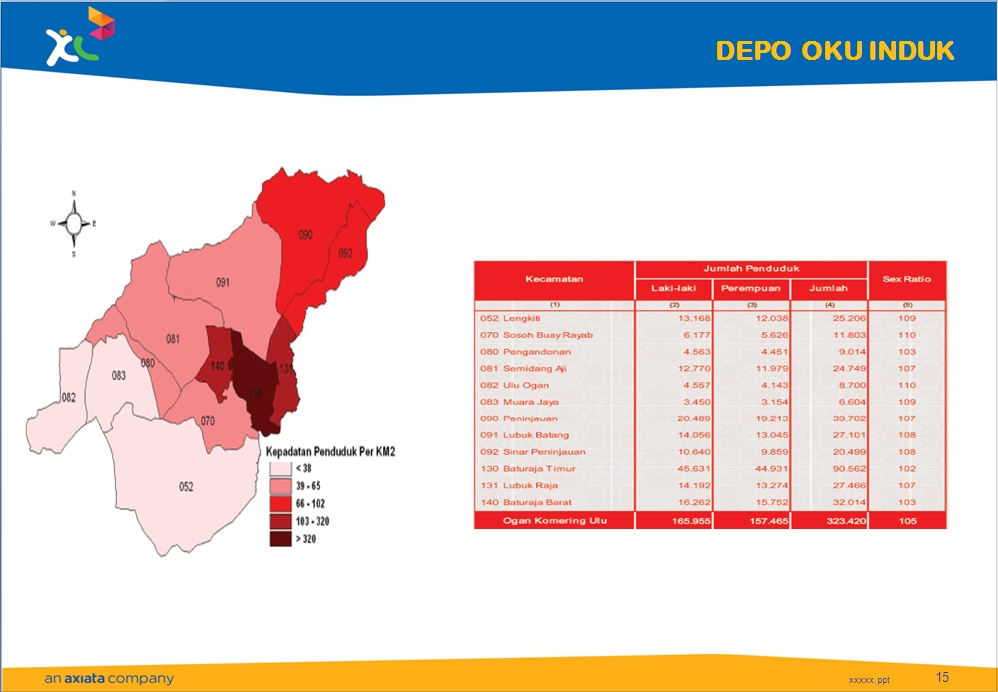 Peta Wilayah Oku Timur : Geografi - Pemanfaatan lahan | Ogan Komering ...