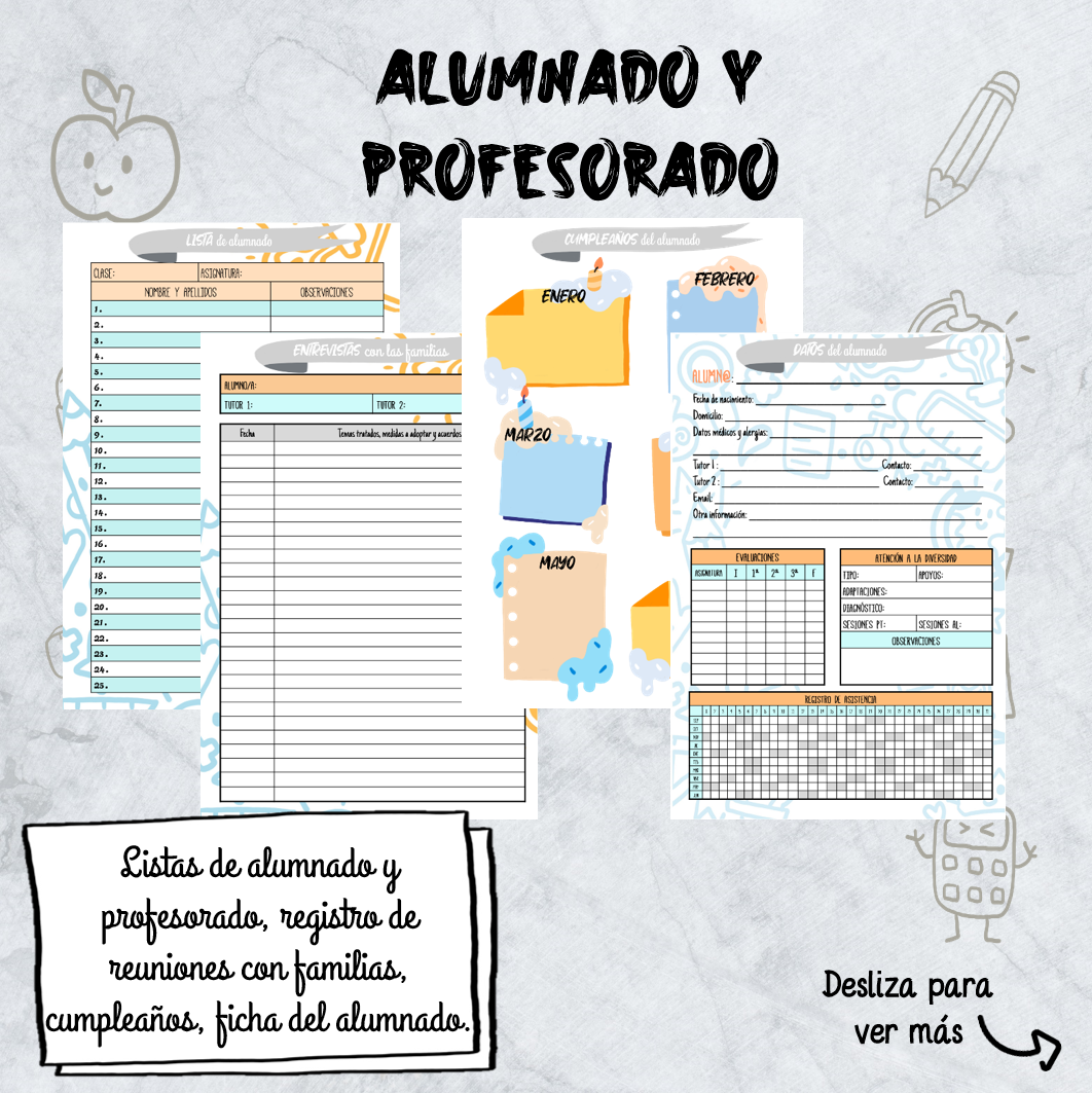 La Profe Raquel: MI CUADERNO DE PROFE 2021/2022 (Castellano e inglés ...