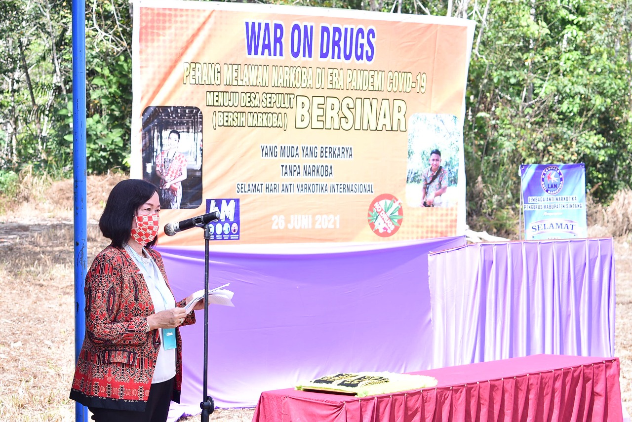 Pencanangan Desa Bersih Narkoba di Sintang | SUARABORNEO.ID