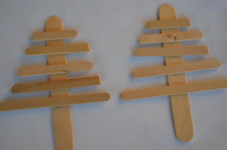 Popsicle Stick Christmas Tree Ornaments - Family Balance Sheet