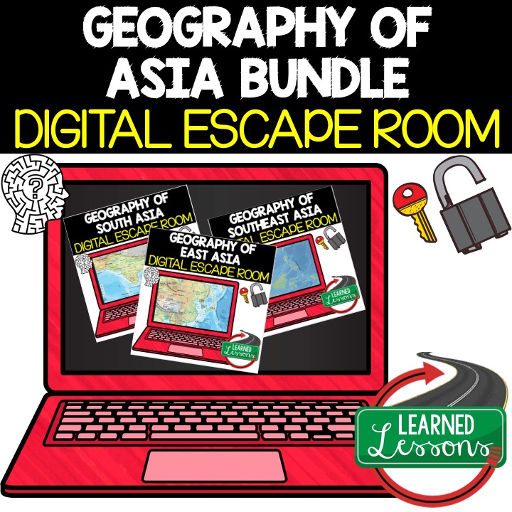 World Geography Escape Rooms for Distance Learning - Learned Lessons ...