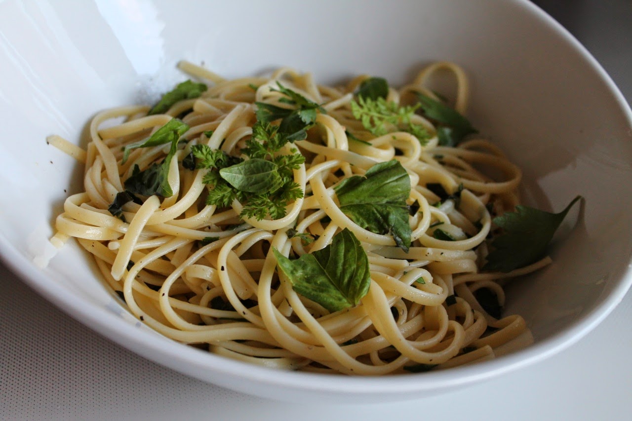 Cook In / Dine Out: Linguine with Fresh Herbs