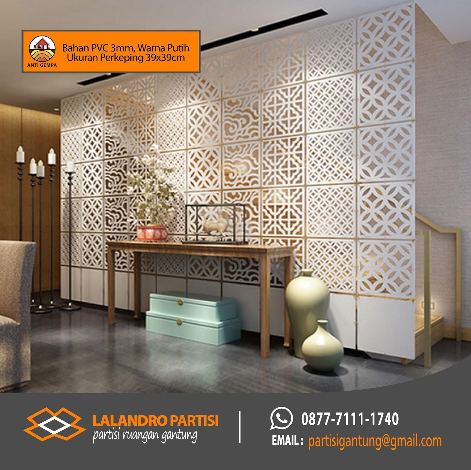 Partisi Ruangan Gantung PVC Murah Jakarta Hanging Partition Whatsapp ...