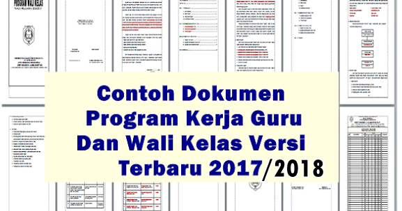 Contoh Program Kerja Guru/Wali Kelas Tahun Ajar 2017/2018 - Biologizone