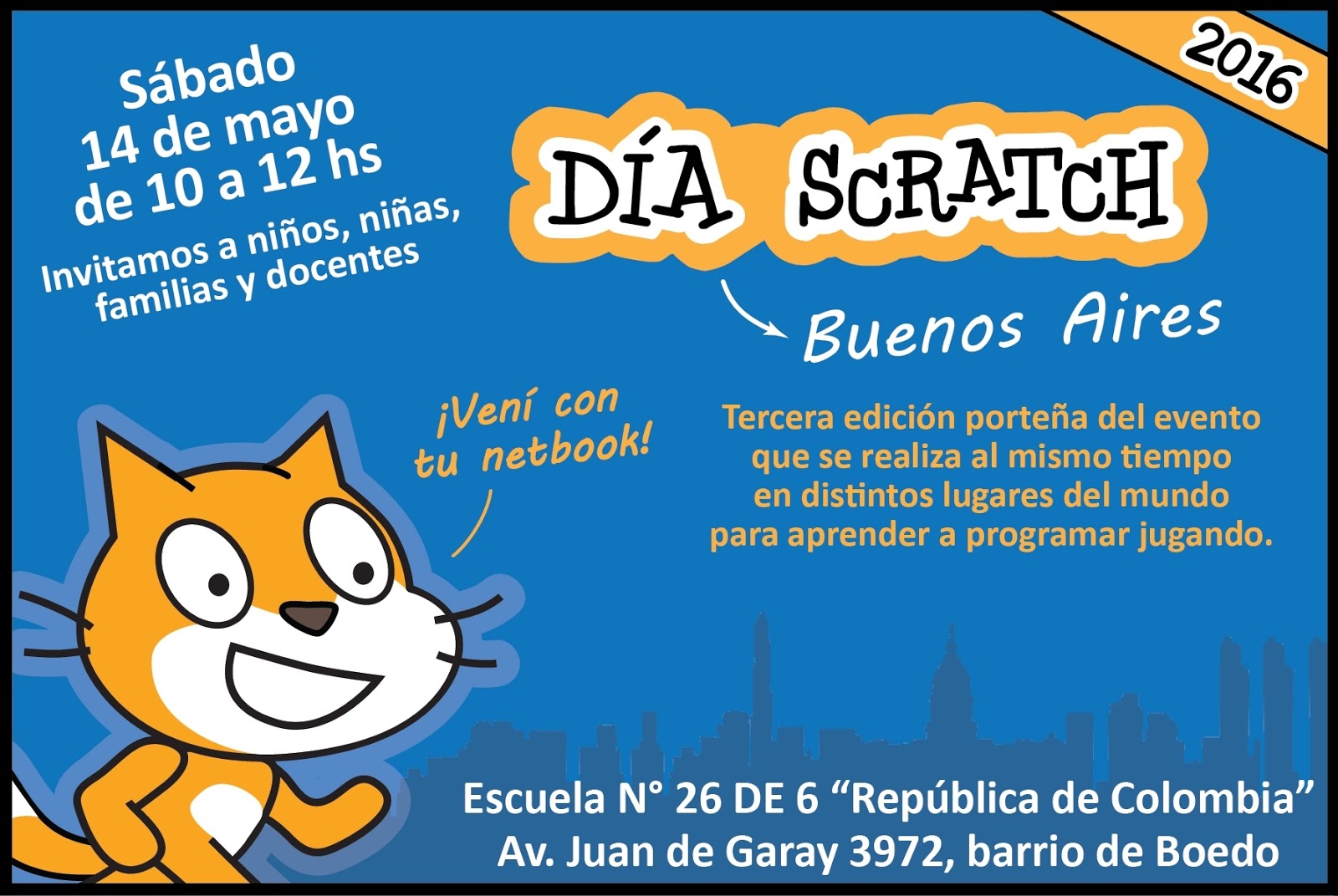 Escuela 14 Intendente Alvear: Dia Scratch