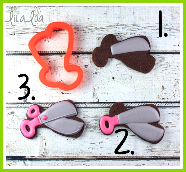 How to Make Decorated Scissors Cookies for Back To School