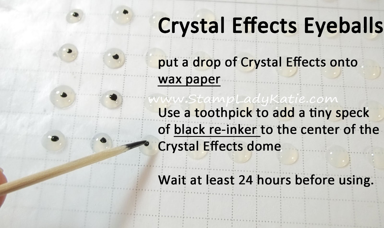 StampLadyKatie.com: How to Make Crystal Effects Eyeballs