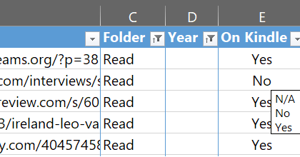 Fors: Show Excel AutoComplete list with a keyboard shortcut