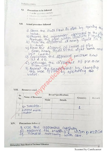 22401 Hydraulics Lab Manual Answers | Solved Msbte Lab Manual Answers ...