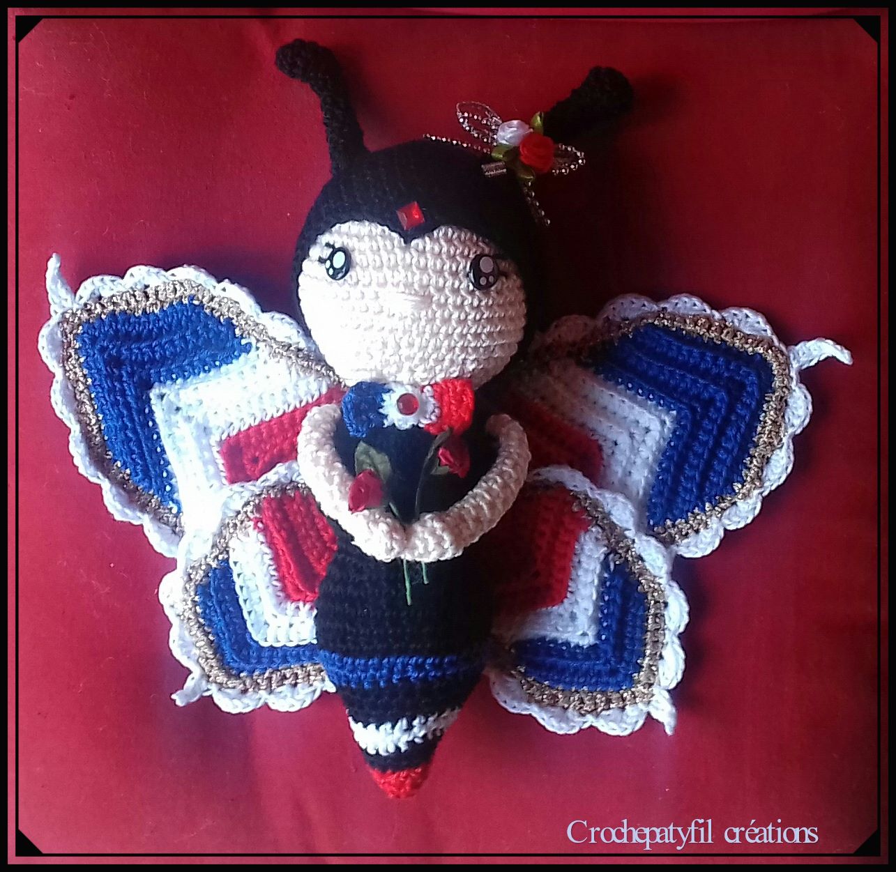 Crochepatyfil créations: un autre amigurumi papillon au crochet