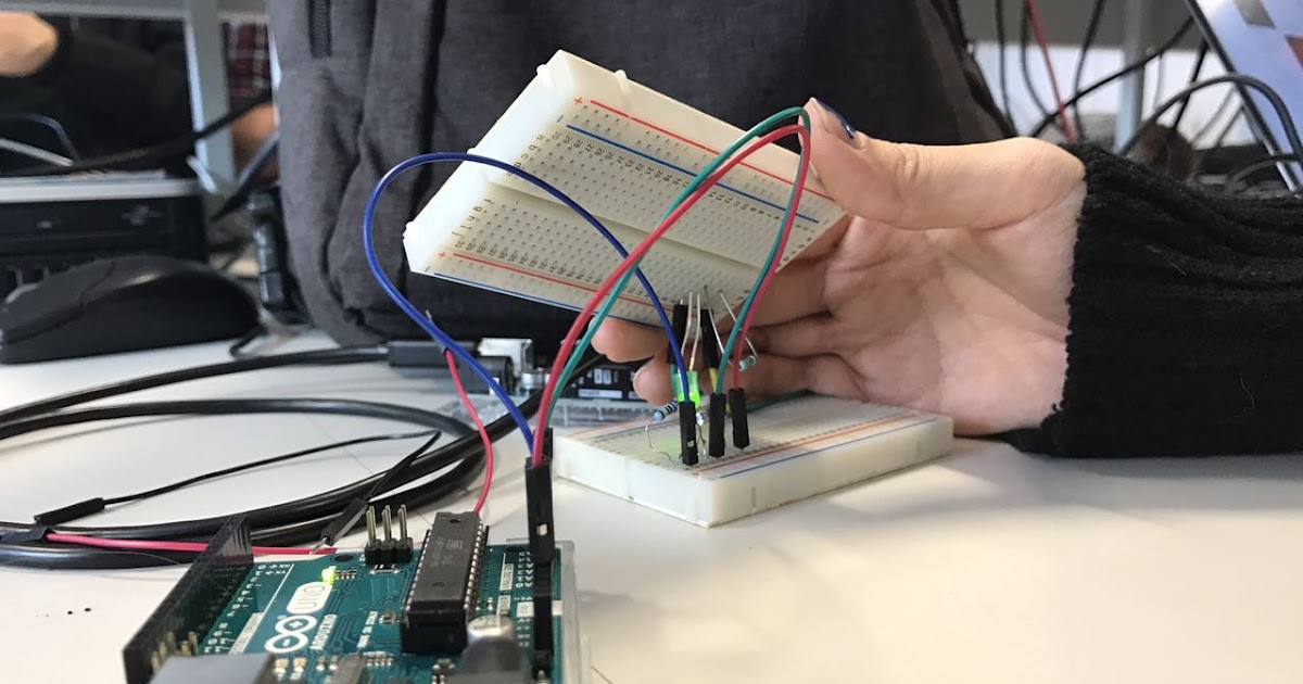 Arduino simple visible light communication