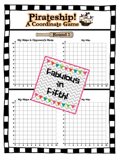 Fabulous in Fifth!: Pirates' Treasure: Coordinate Graphing Lesson (and ...