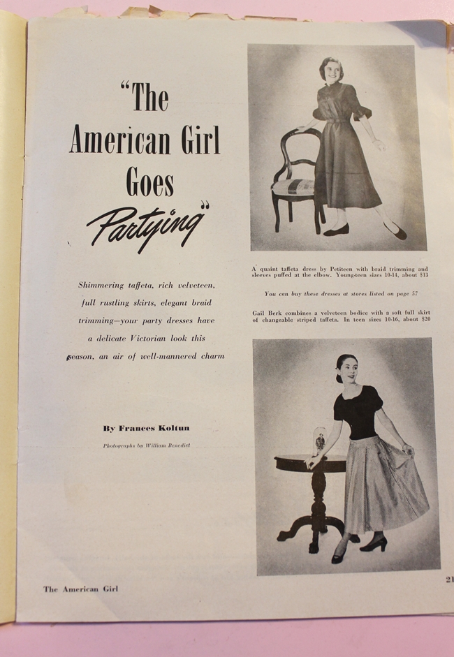 look inside American Girl magazine 1948 / Va-Voom Vintage | Vintage ...