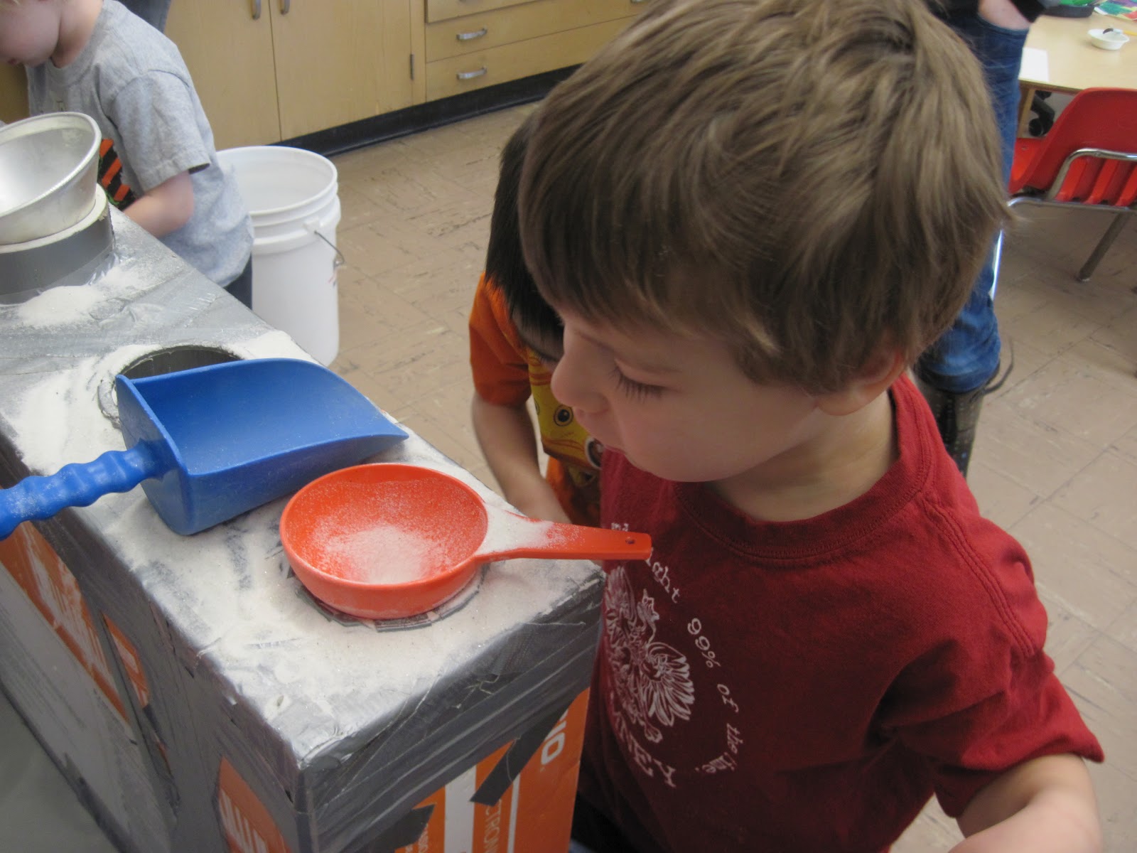 SAND AND WATER TABLES: VERTICAL TUBES IN A BOX REVISITED - FUNNELS