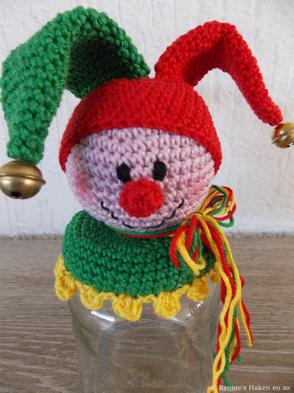 Renate's Haken en zo: Patroon potje Nar (Carnaval)