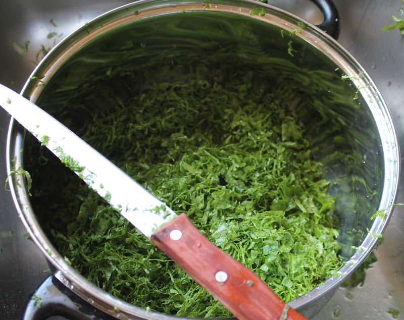 Menu Time: Mboga mboga - Spinach
