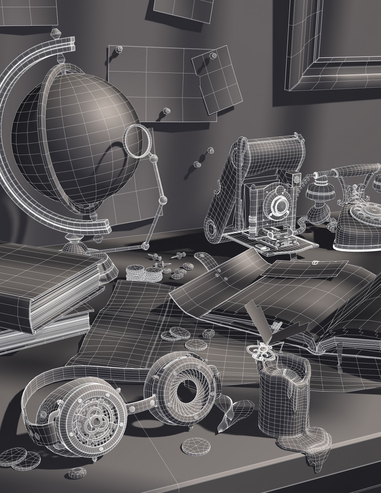 Leticia Kao: The traveller- Hard Surface modelling and Texture Painting ...