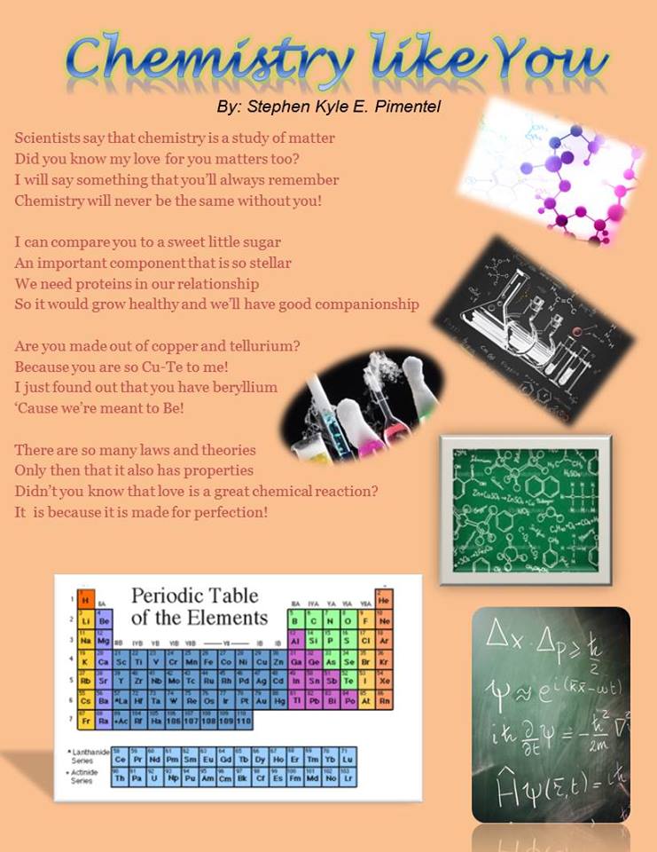 My Journey In Science 10: Chemistry Poems