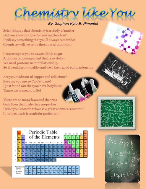 My Journey In Science 10: Chemistry Poems