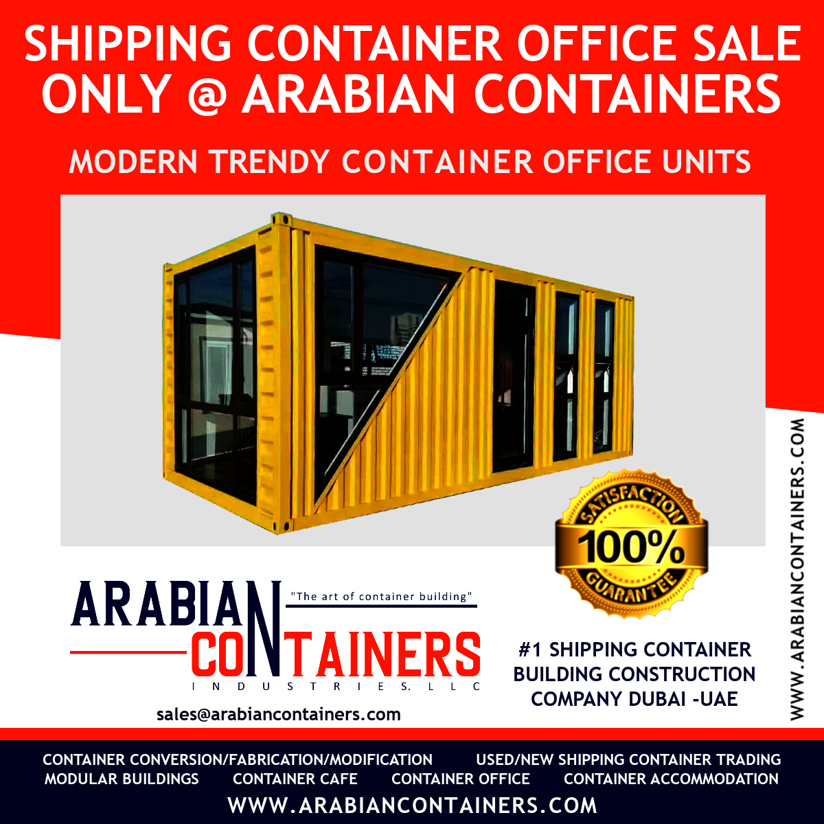 Popular uses of shipping containers in UAE, Middle east | Container ...