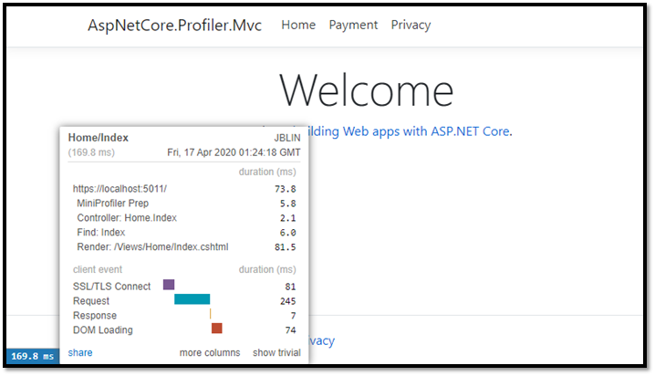 karatejb: [ASP.NET Core] Profiling - MiniProfiler