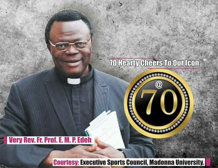 Happy Birthday Rev. Fr. Emmanuel Edeh Cssp - Father founder @70
